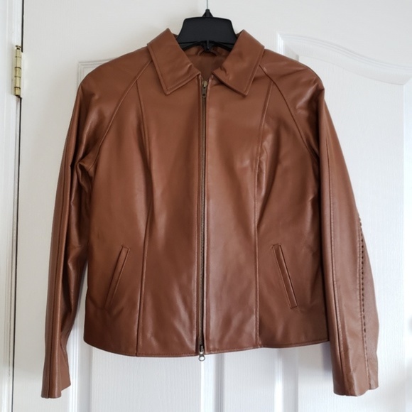 Together | Jackets & Coats | Together Vintage Leather Jacket Cognac ...